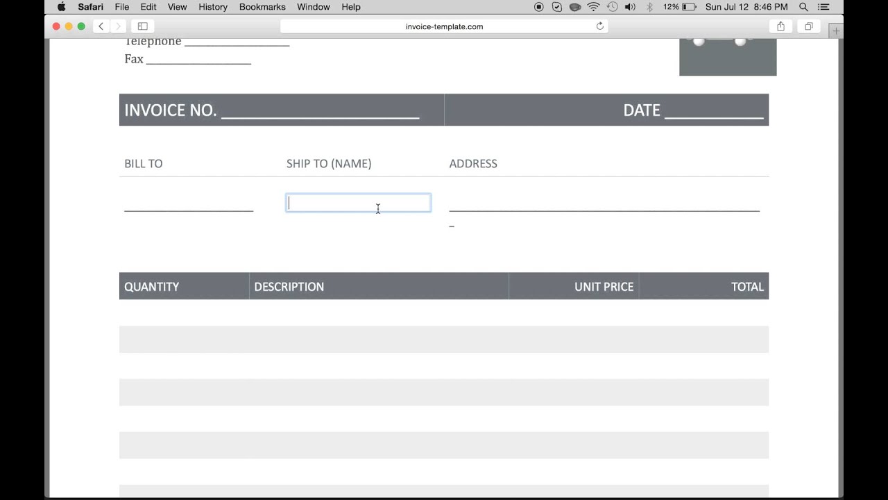 Write a Free Freight/Trucking Invoice | Excel | Word | PDF