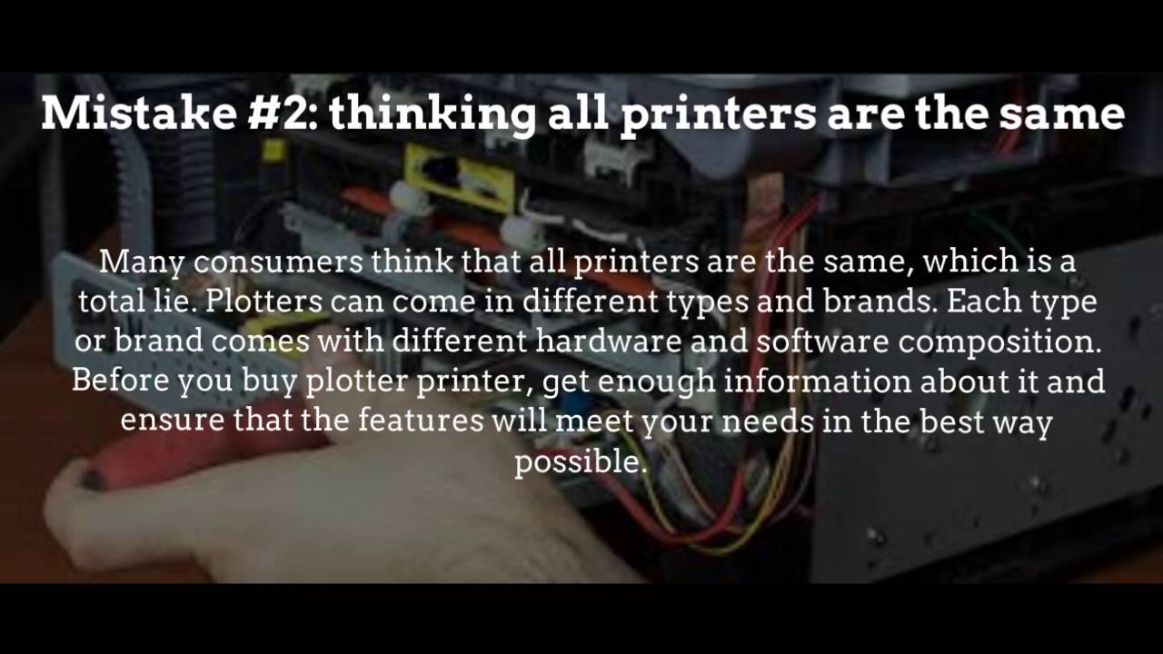 buy plotter: Top Mistakes to Avoid When Buying a Plotter Printer