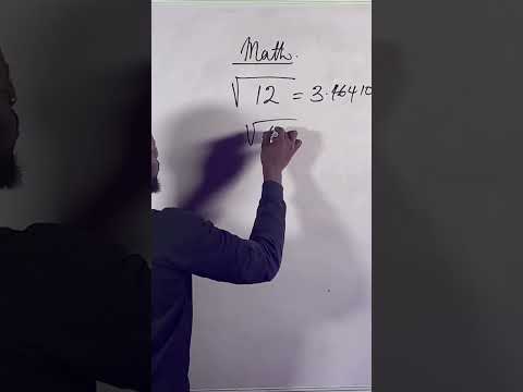 Square root of 12 #short