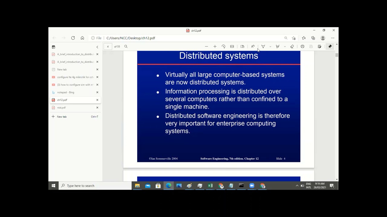 Network and Distributed System