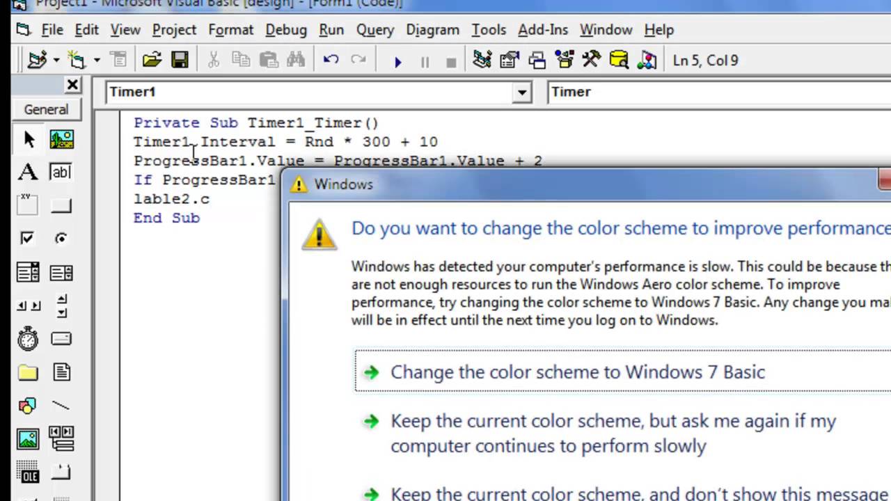 How to Create Loading Flash page using Progress bar in VB 6 0