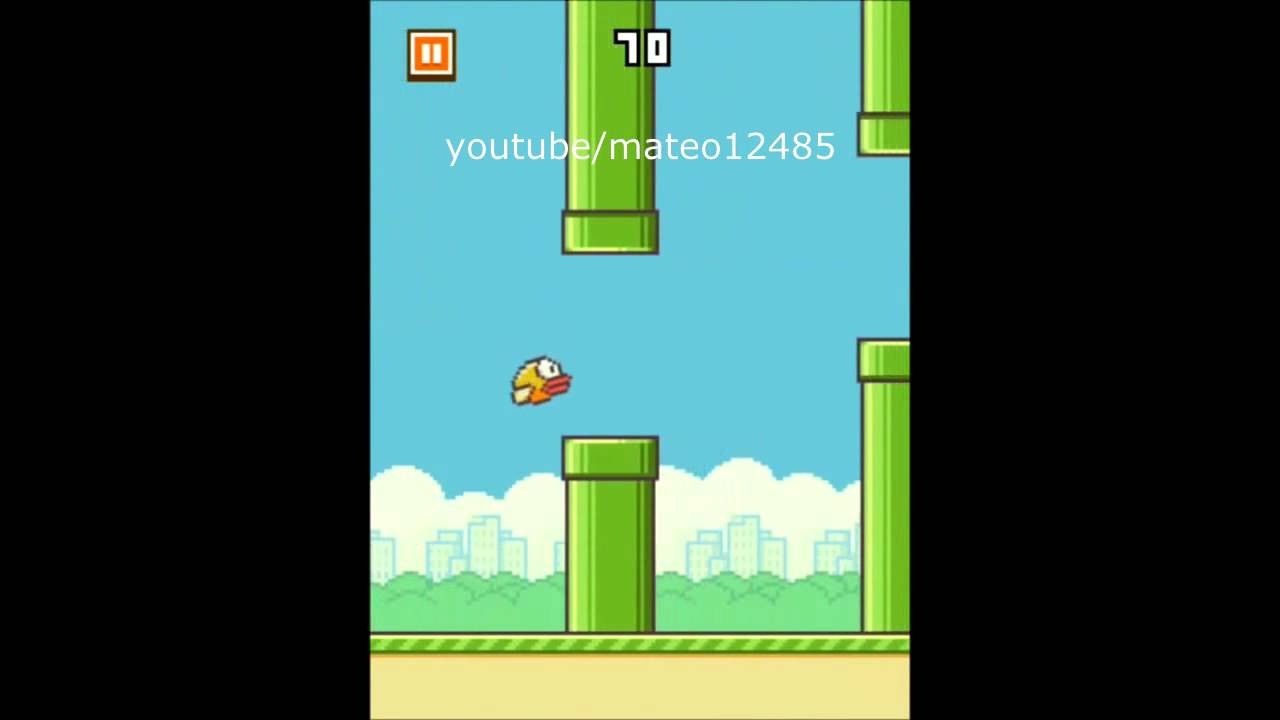 Flappy Bird High Score 117 (How to get a High Score on Flappy Bird No Cheats Tutorial)