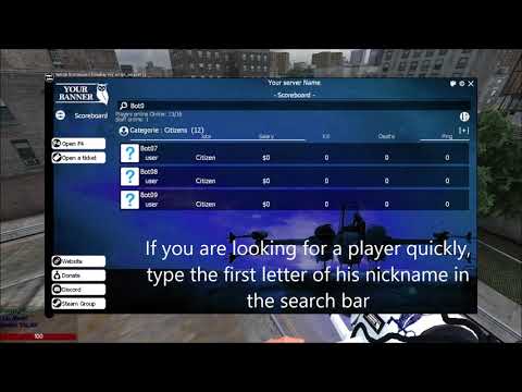 Steam Community :: Video :: Gmod Scoreboard Editable for DarkRP Sandbox ...