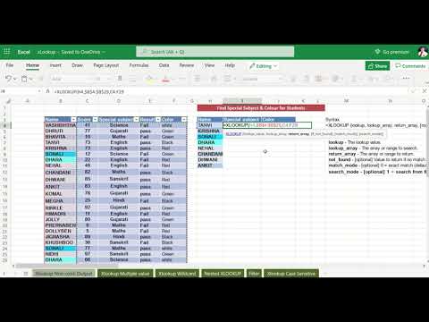 XLOOKUP Formula to get a Multi Column Non-Contiguous Return/Answer Output Array