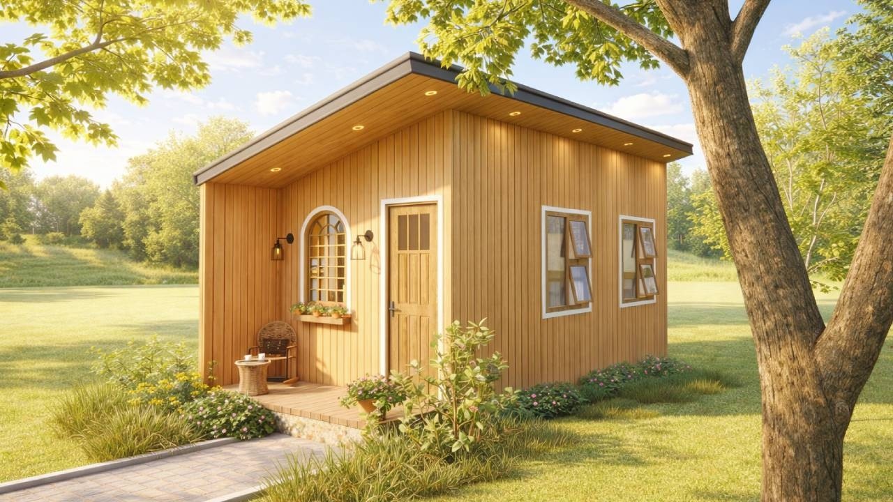 10' x 20' (3 x 6 Meter) Why This Modern Tiny House Feels So Warm | Exploring Tiny House