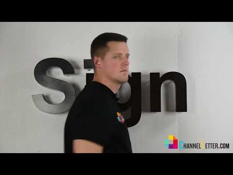 Backlit Channel Letters and Logo Installation