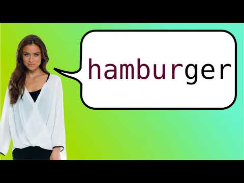 How to say 'hamburger' in French?