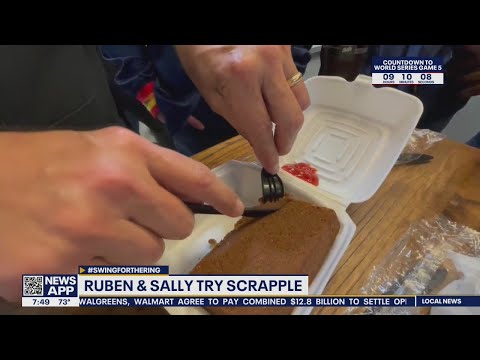 What is scrapple? Ruben & Sally try it in Philly