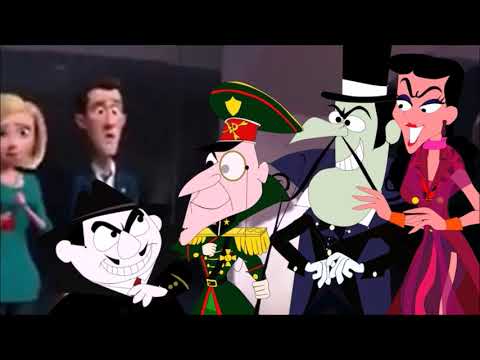 Sally the Cats Tells Fearless Leader Boris Badenov Natasha Fatale and Snidely Whiplash, to Quite