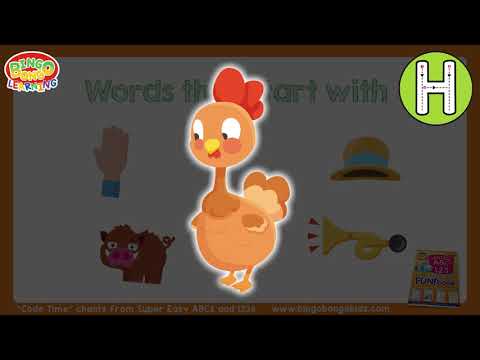 Words That Start With the Letter H | ESL/ EFL Phonics Chants | BINGOBONGO Learning