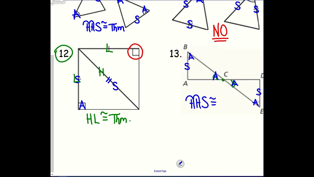 Geometry - Review Worksheet covering Chapter 5