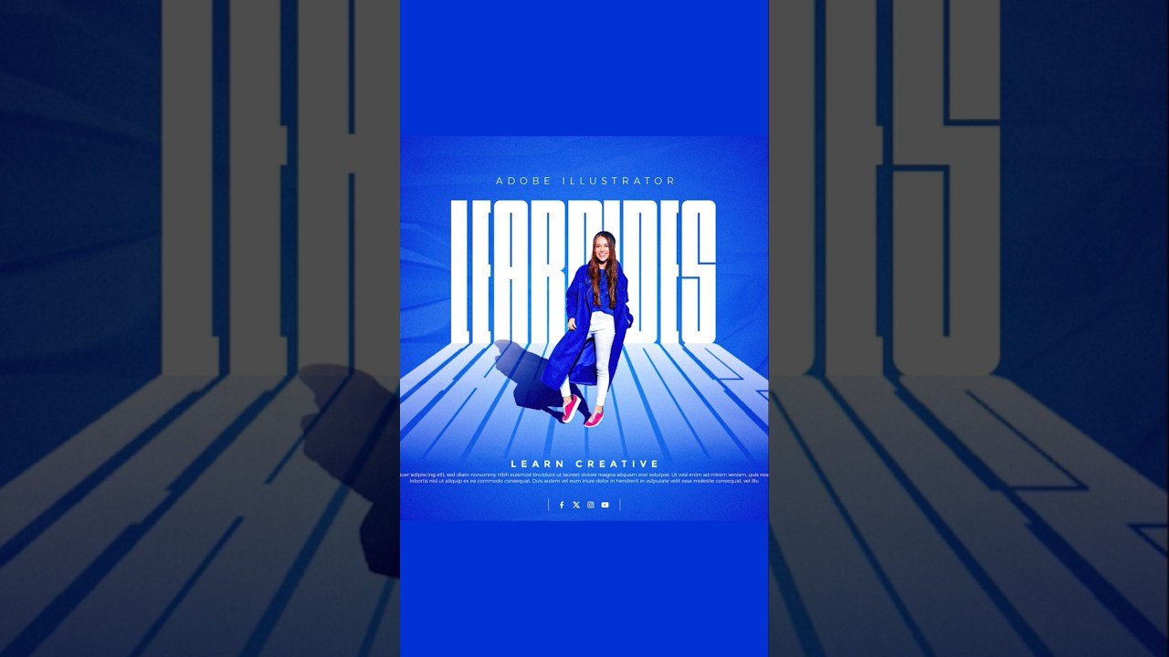 Typography Design in Adobe Illustrator #learncreative