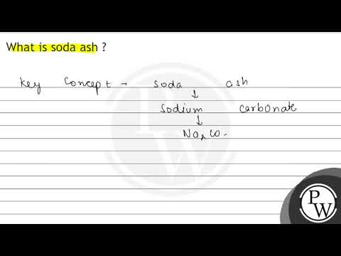 What is soda ash ?