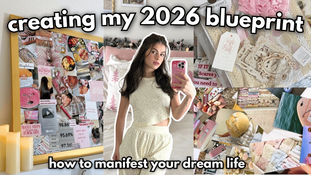 Creating My 2026 Vision Board ✨ | Manifesting My Best Year Yet