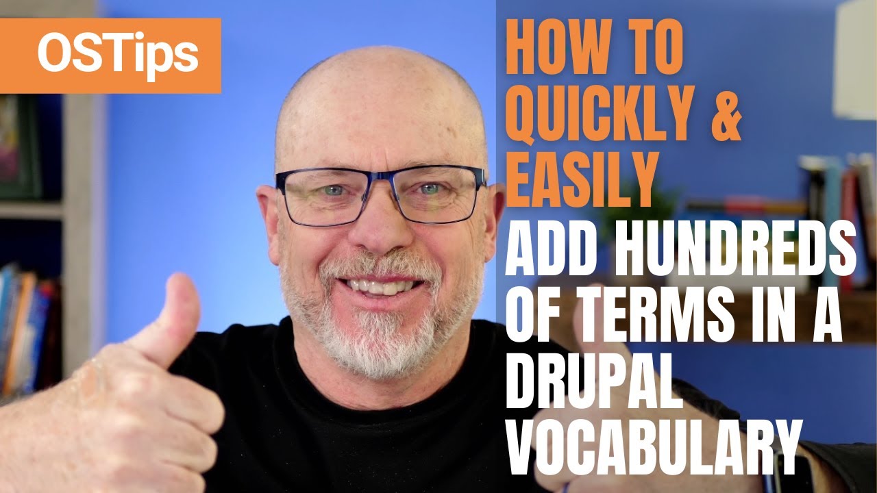 How To Quickly & Easily Add Hundreds of Terms in a Drupal Vocabulary