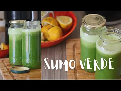 Sumo verde – aipo, espinafres, limão | Joana Afro Veg