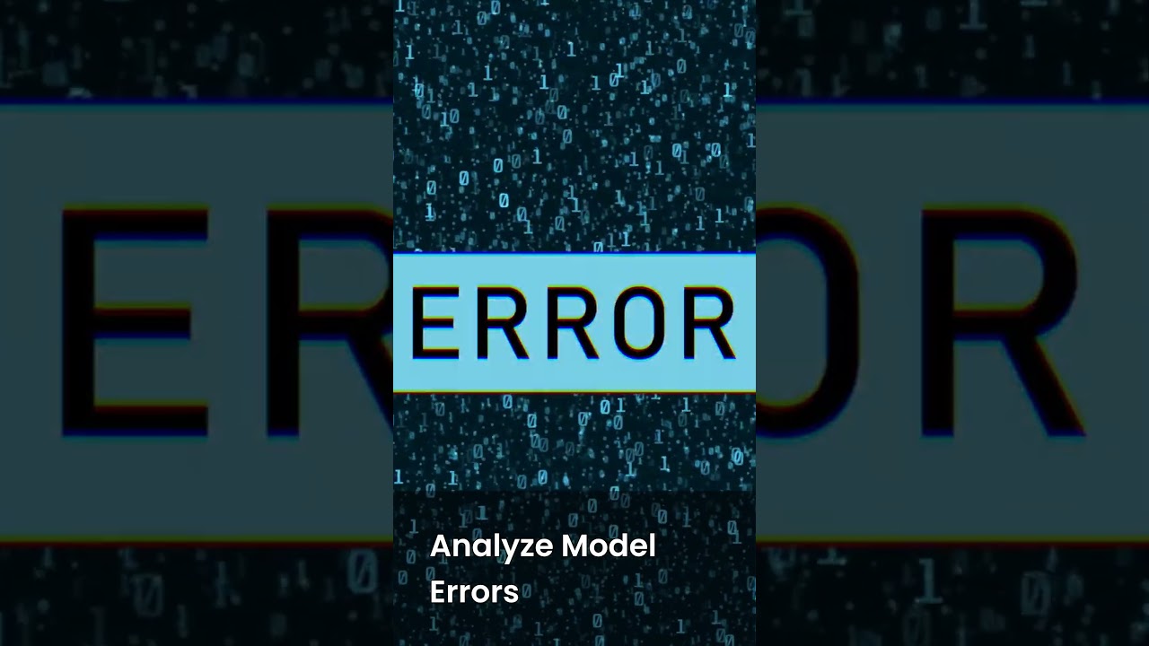 Error Analysis in Machine Learning + AI #ai #machinelearning