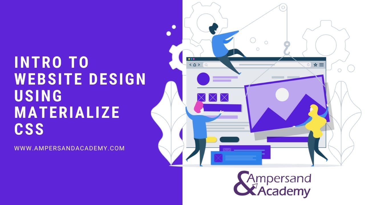 Introduction to website design using Materialize CSS