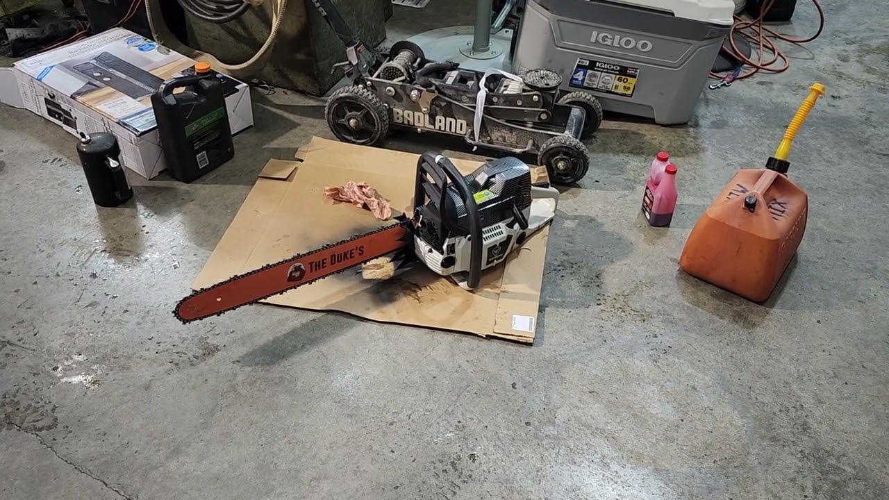 372XP Pro Muffler Mod Idle