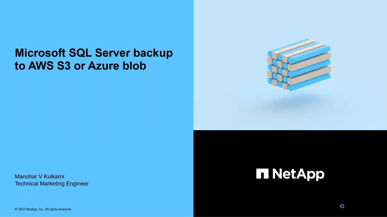 Microsoft SQL Server backup to AWS S3 or Azure blob