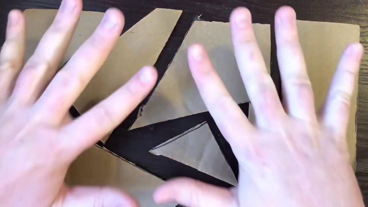 Cardboard sculpture tutorial