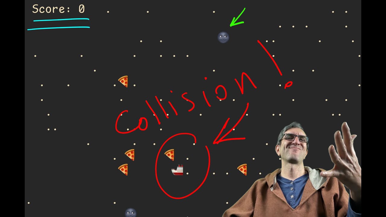 Space Pizza Hunter; writing a Python terminal game without using a game engine