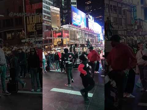 Times Square NYC Dancers