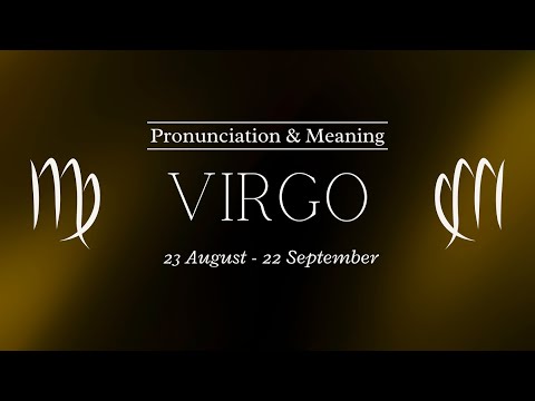 How to Pronounce: Virgo | Pronunciation & Meaning (British English)