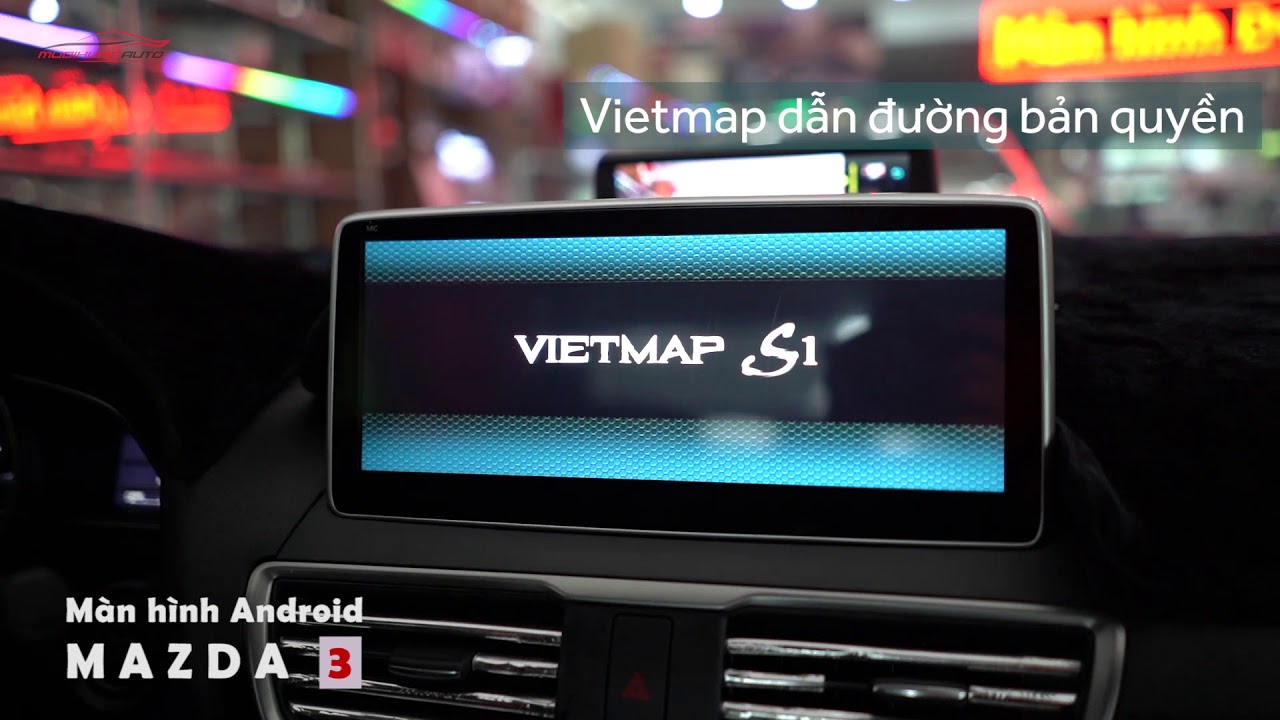 Mazda 3 lắp màn hình dvd android tại Mười Hùng Auto