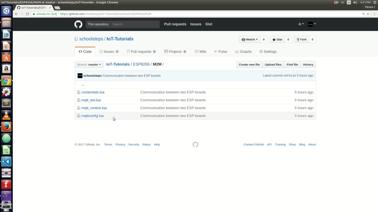 GIT Repository - IoT Tutorials