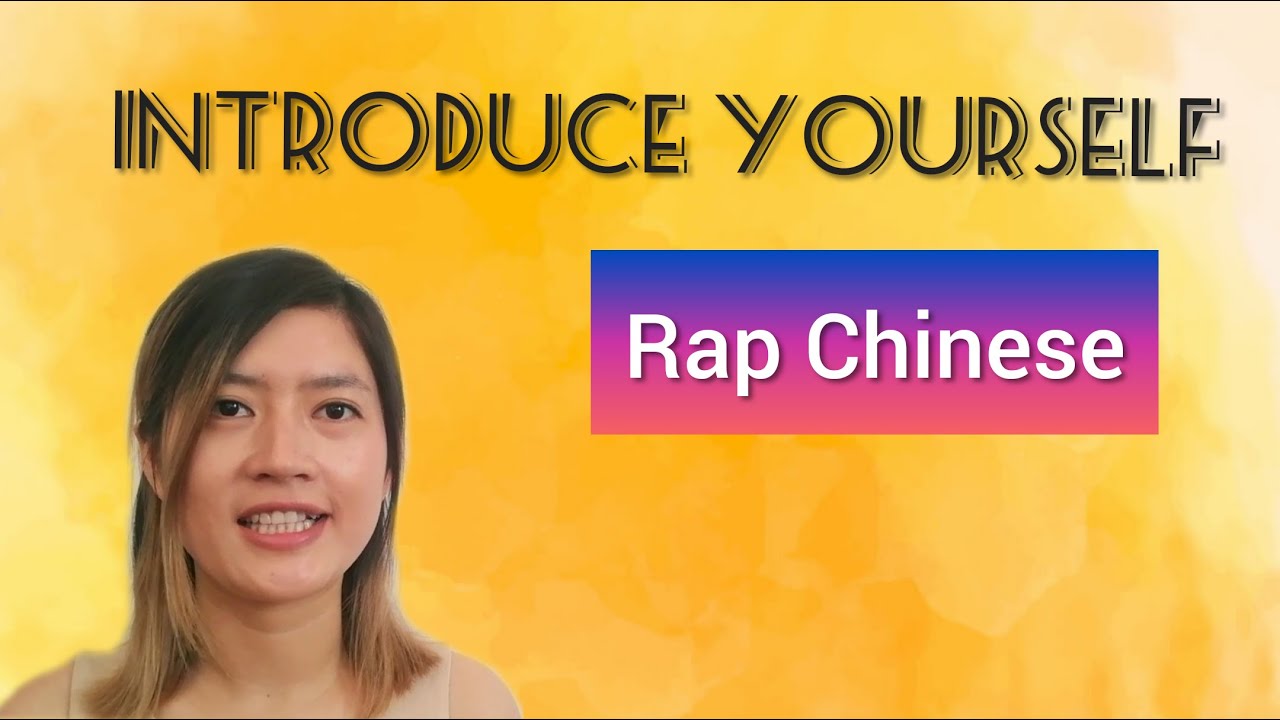 How to introduce yourself rap Chinese Mandarin ! Learn chinese for beginners HSK1 business Chinese