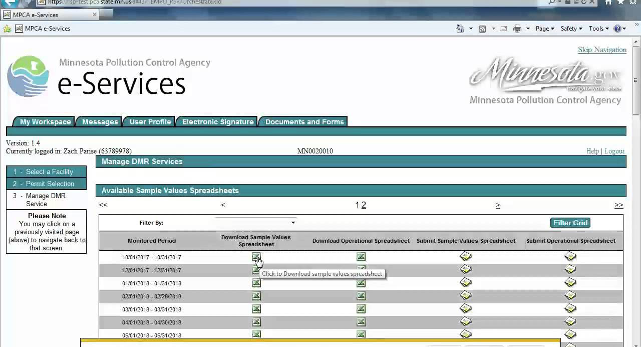 Sample values guidance 2015