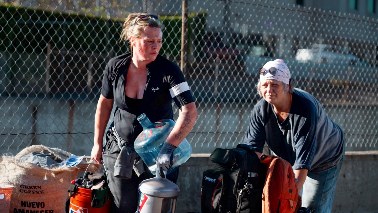 Homeless People Left Outside With Nowhere to Go