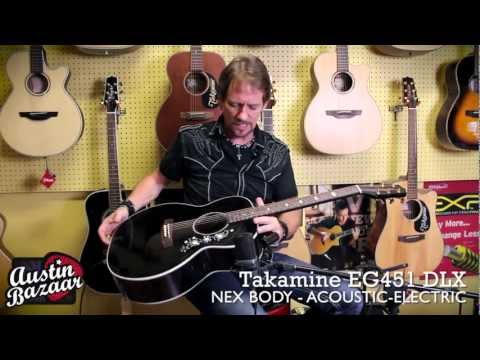 Takamine EG451DLX BL NEX Acoustic-Electric Guitar - Brad Davis