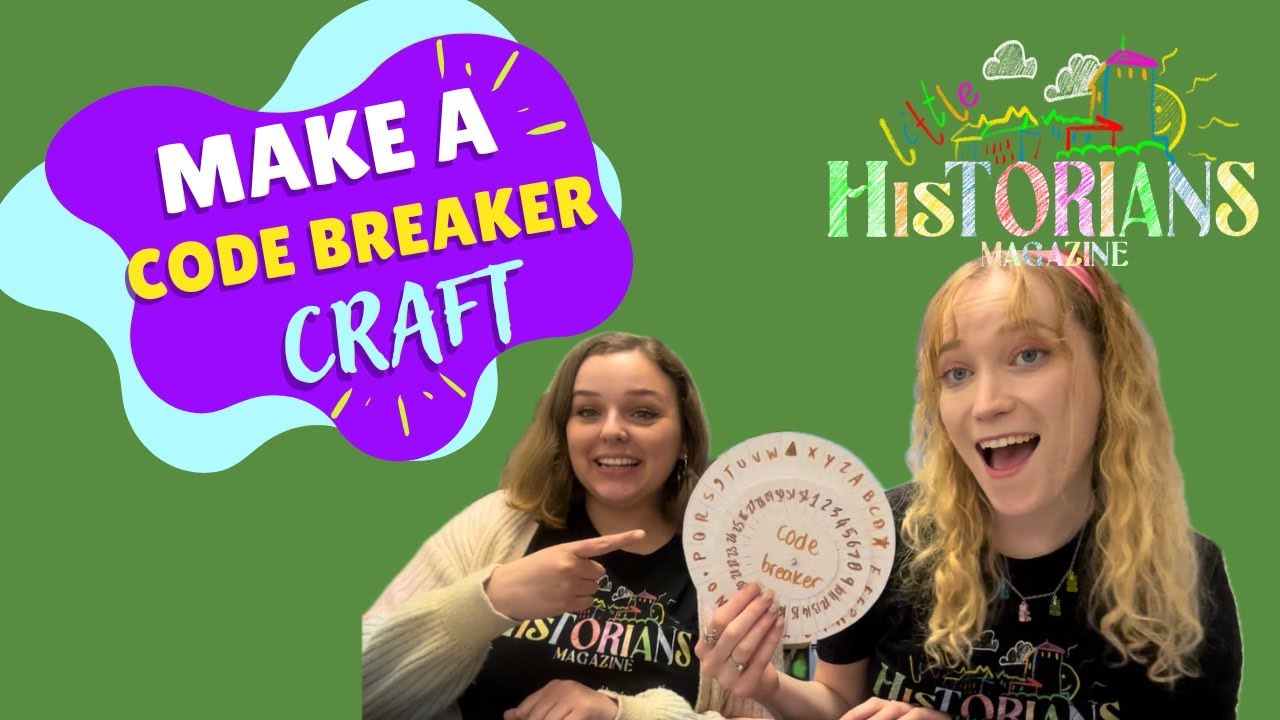 Make an enigma code breaker craft for kids!