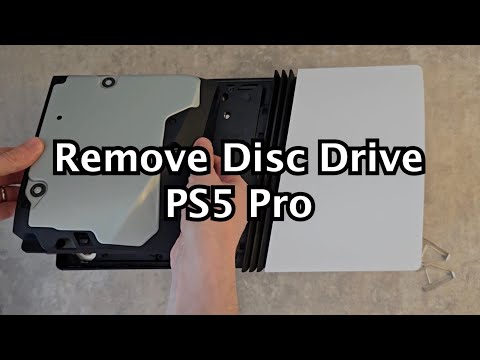 PS5 Pro: How to Remove Disc Drive & Cover!