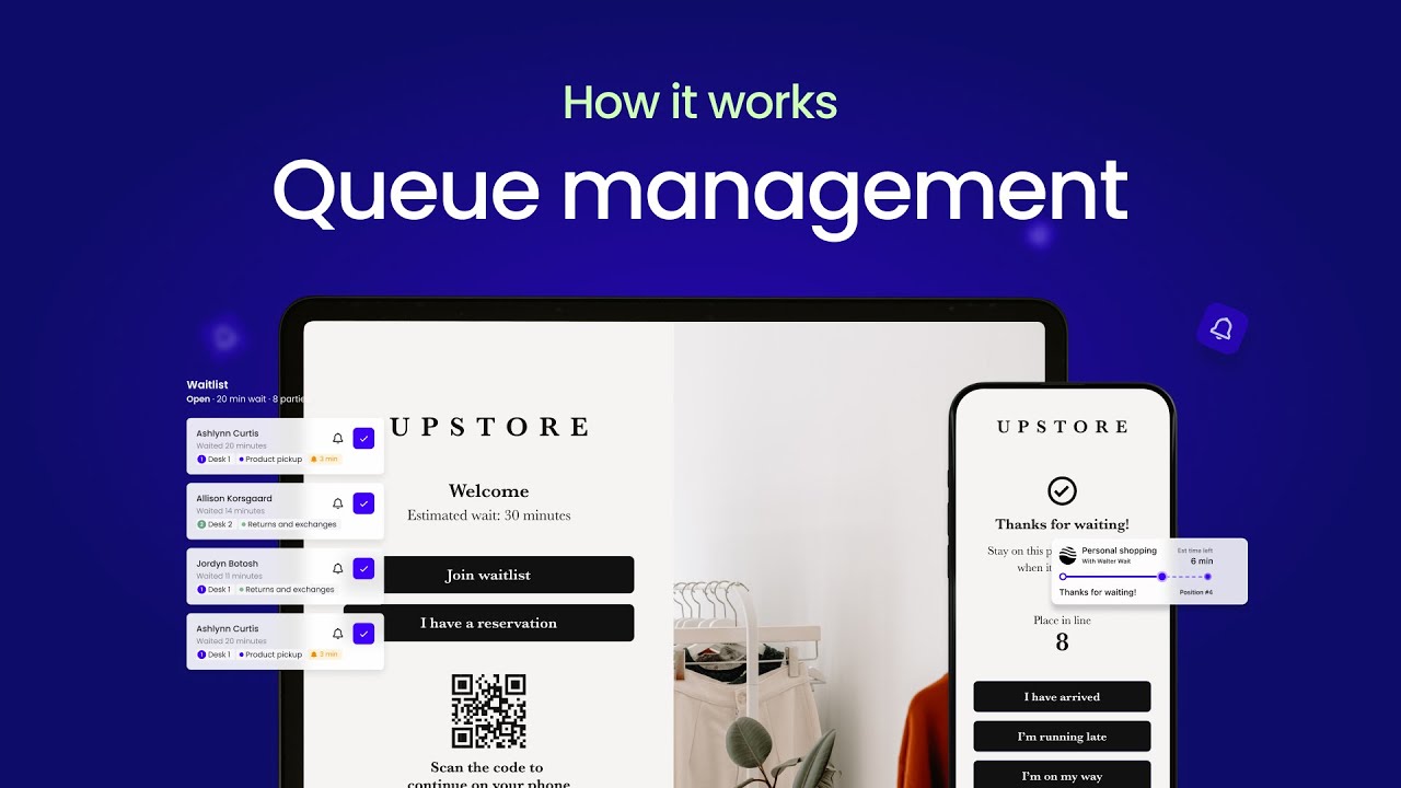 Queue Management System - The Waitwhile Demo