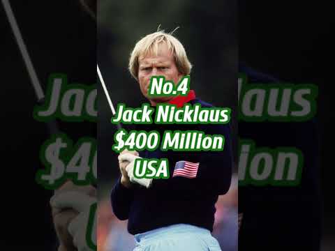 Top 10 Richest Golfers In 2023 #tigerwoods #golf