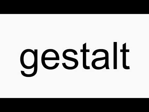 How to pronounce gestalt