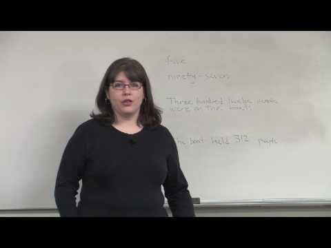 Grammar & Punctuation : When to Write Out Numbers