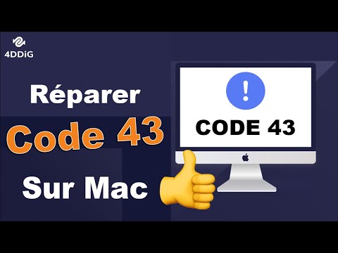 [5 Méthodes] Réparer le code d'erreur 43 sur Mac 🛠