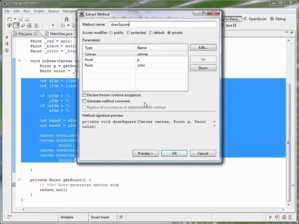 Quick Tip - Eclipse Refactor