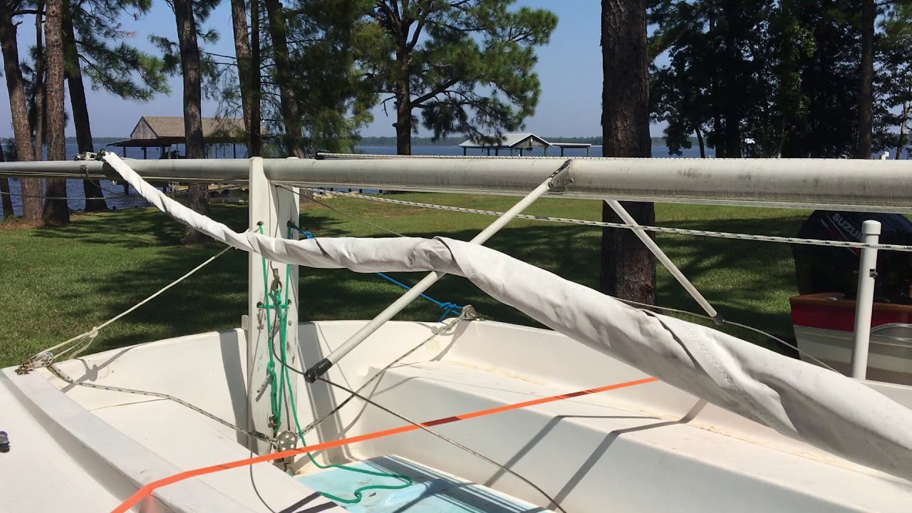 1971 O'Day Day Sailer II Mast Raising Prep 30 Sep 17