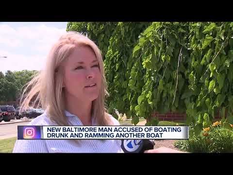 Man accused of ramming boat on Lake St. Clair charged with OWI