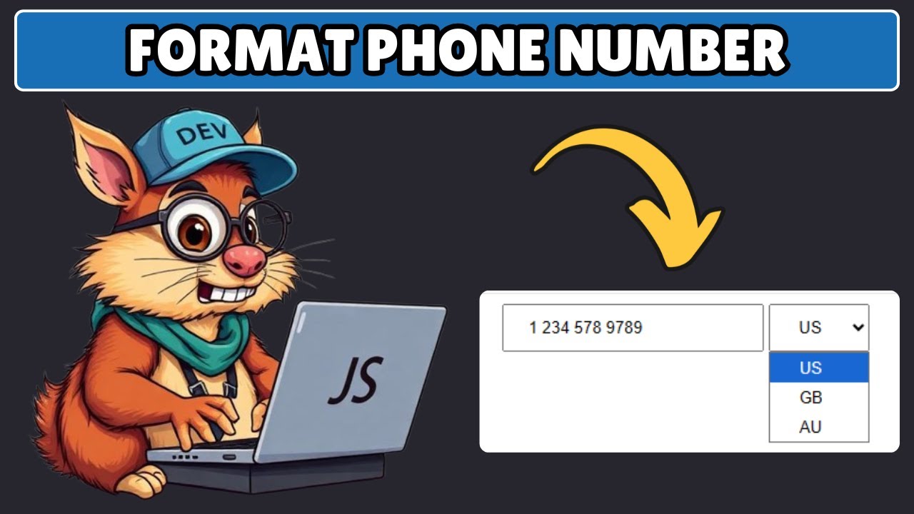 How to Format Phone Number in Javascript using Cleave.js