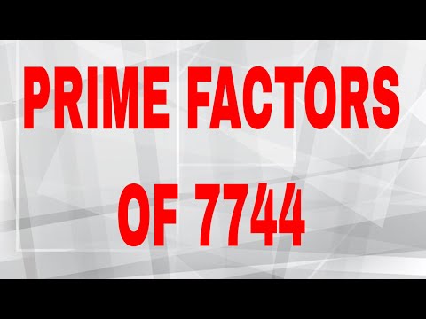 Prime factors of 7744|Prime factorization