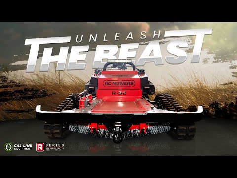 Unleash the R-Series | RC Mowers Remote-Operated Slope Mower
