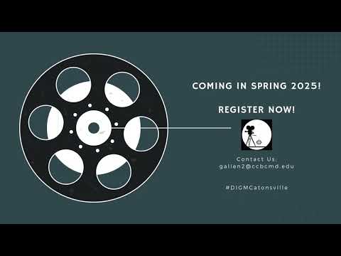 CCBC Digital Media Production Program Extended Promo