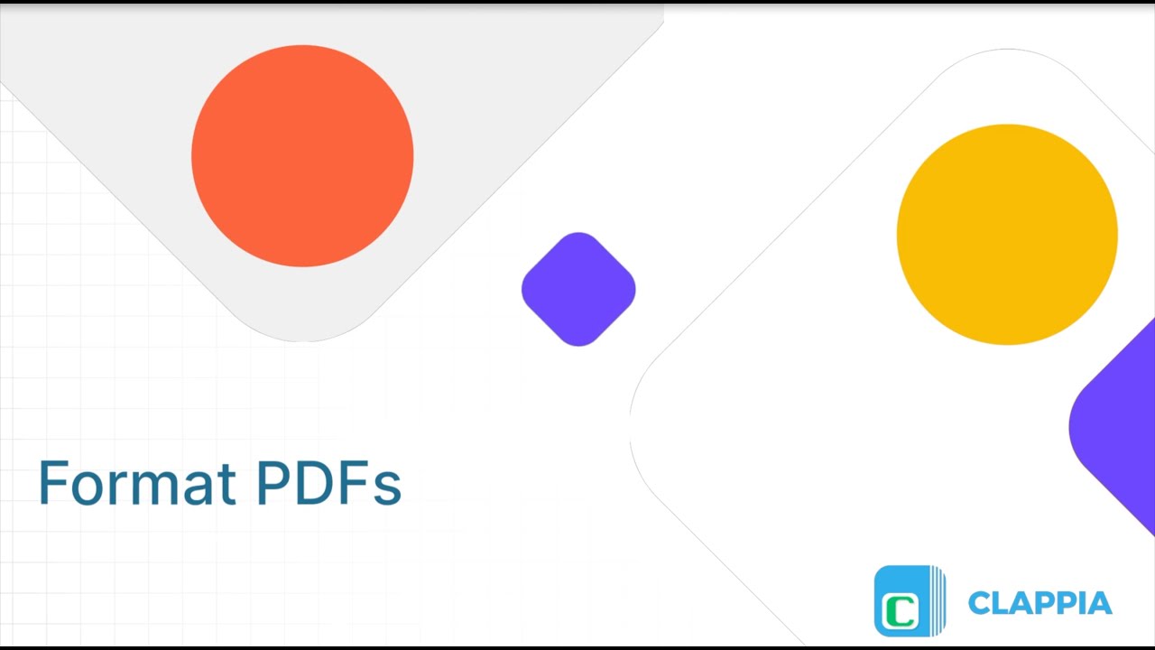 Custom PDF Design ⢸ Clappia Tutorial ⢸ No-Code Low-Code Platform