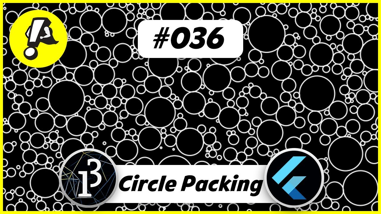 Ep. 036: Animated Circle Packing | Flutter Processing